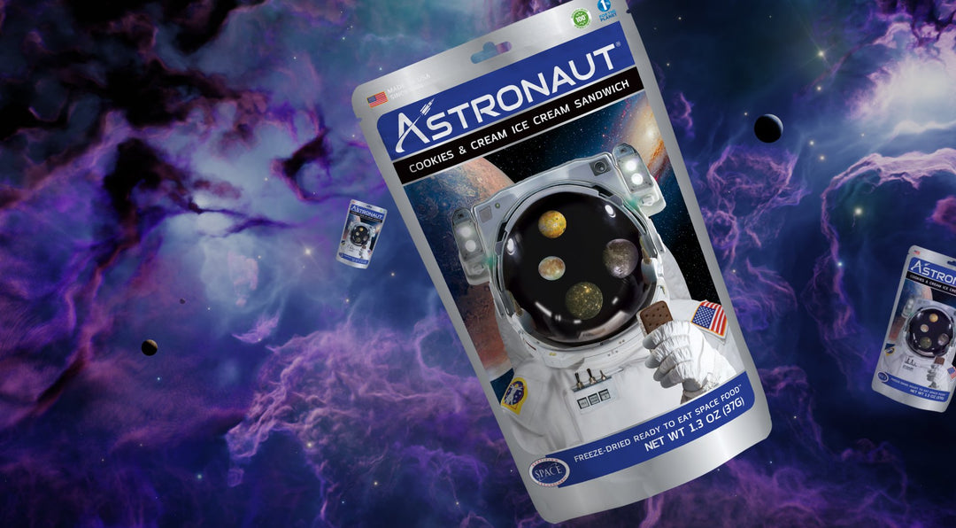 Astronaut Ice Cream: Freeze Dried Ice Cream & Fruit by Astronaut Foods