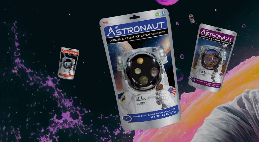 Astronaut Ice Cream: Freeze Dried Ice Cream & Fruit by Astronaut Foods